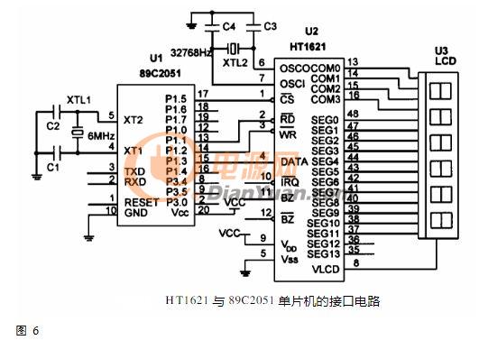 段码屏的显示原理和HT1621驱动方法详解-四川成都控制器电路板开发定制-电源网