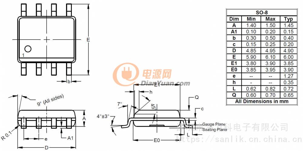AP4310AMTR-G1 SOP-8 精密分流电压基准 双运算放大器-电源网