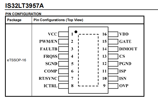 求IS32LT3957A-电源网