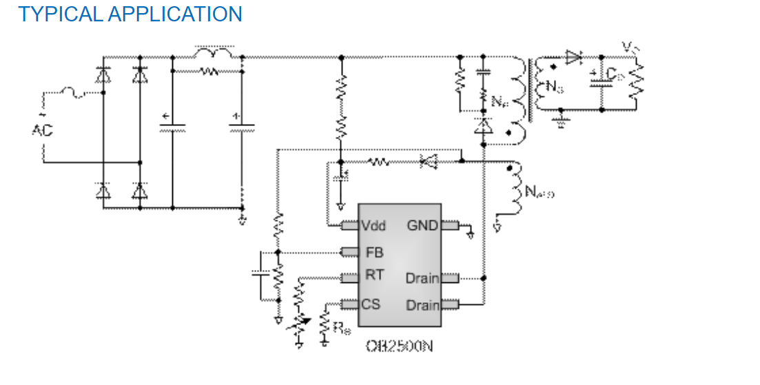 【应征入伍】（首发）OB2500N昂宝原边反馈低功率 AC/DC 充电器适配器-电源网