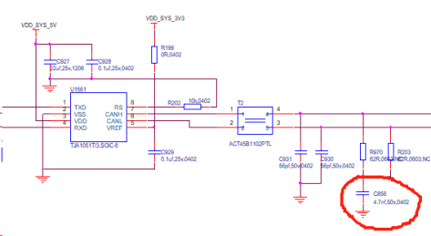 CAN通信配置阻抗为什么是60R+60R，而不是直接用120R？-电源网