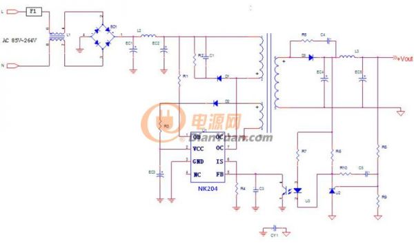 5V/2A充电器方案IC NK204 替代RM6204 THX204 SW2604 超越RM6203 THX203H-电源网